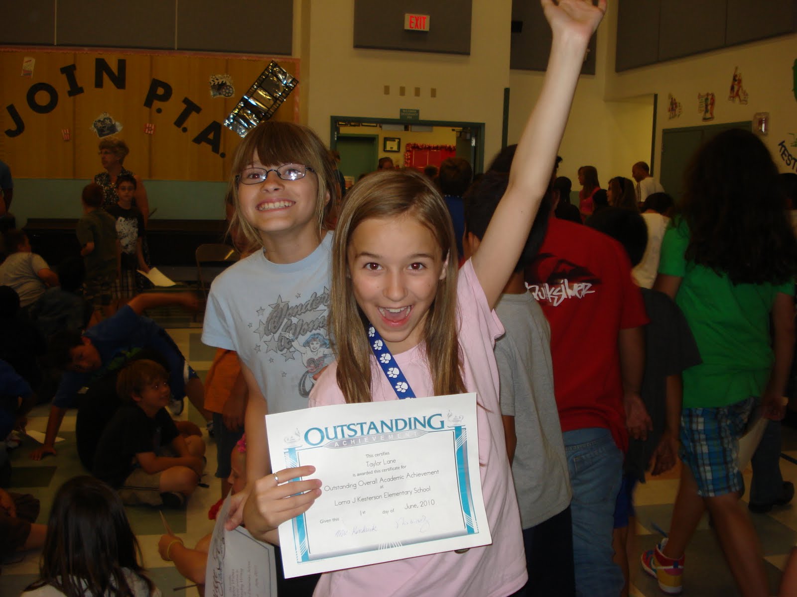 "OUT OF TIME": Tayor's graduation from 4th Grade